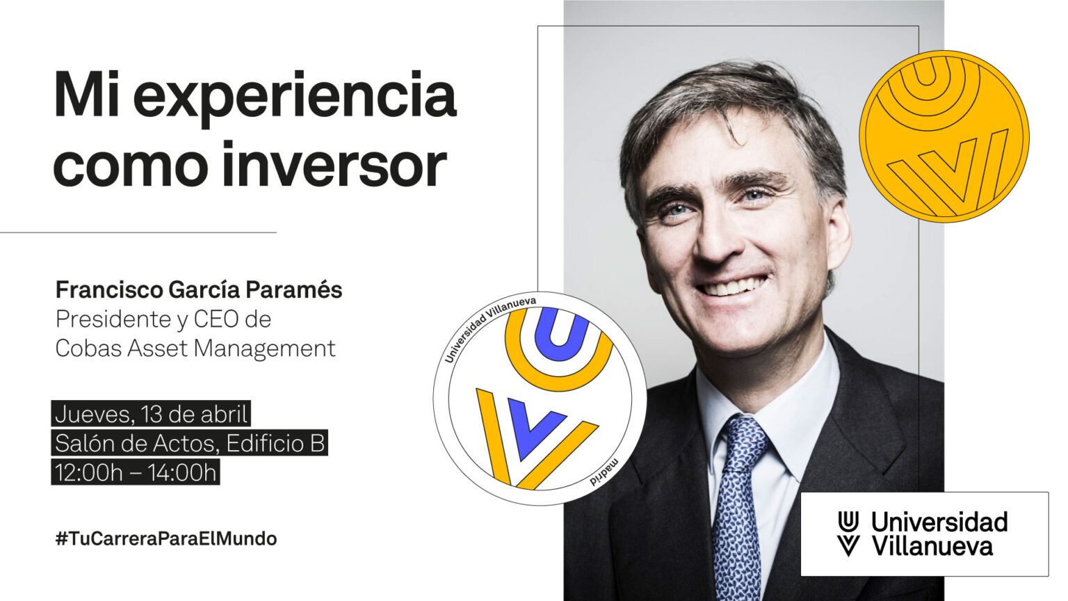 Conferencia "Mi experiencia como inversor" con Francisco García Paramés ...